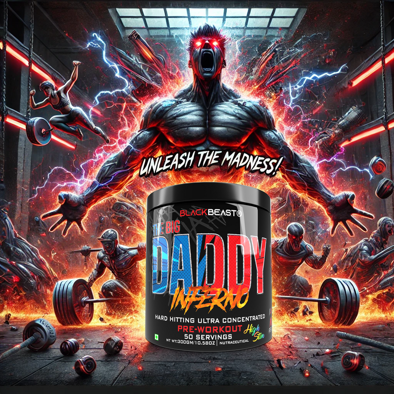 THE BIG DADDY INFERNO PREWORKOUT by BLACK BEAST – BLACKBEAST NUTRITION