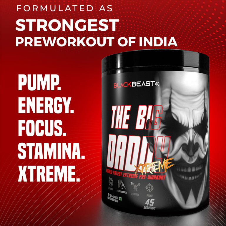 THE BIG DADDY XTREME PREWORKOUT by BLACK BEAST – BLACKBEAST NUTRITION